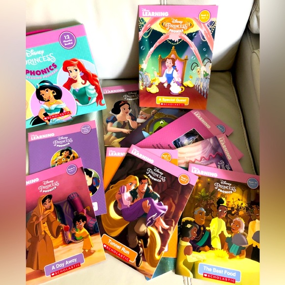 Disney | Toys | Phonics Reading Program Disney Princess 2 Phonics Books ...